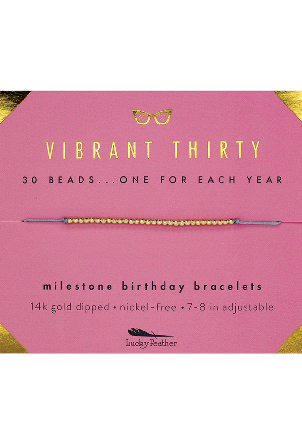 Birthday Milestone Bracelet - BeautyOfASite