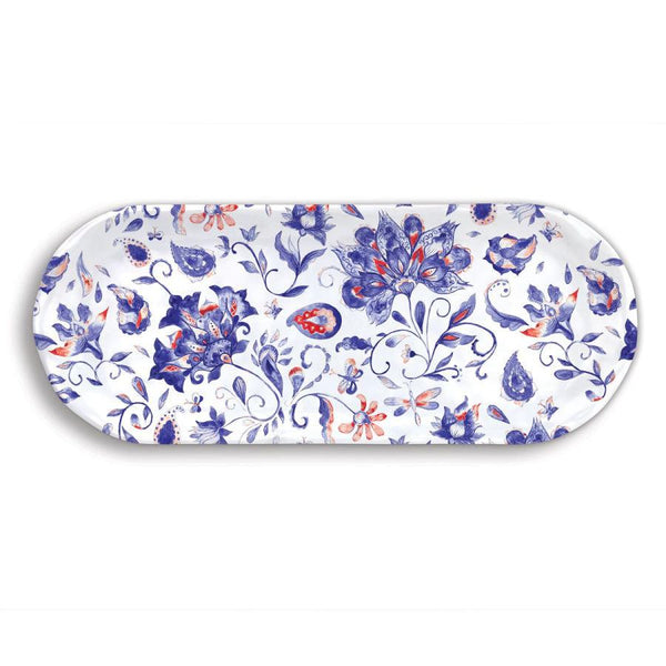 Michel Design Works Accent Tray - Paisley & Plaid - BeautyOfASite